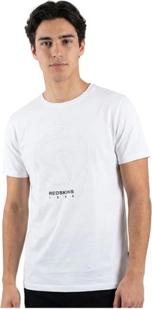 Redskins Homme, Tops, Blanc, Taille: S T-shirt MC coton