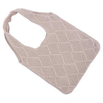 Garneck Sac Fourre-tout Tissé Main Maille Crochetée pour Femme Grand Sac de Plage été Polyvalent Bandoulière Légère pour Courses et Voyages