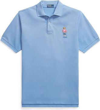 Ralph Lauren CUSTOM SLIM POLO BEAR MESH POLO SHIRT