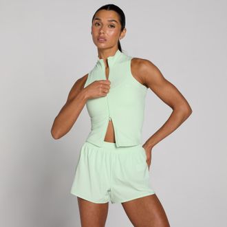 MyProtein D&eacute;bardeur zipp&eacute; Tempo MP femme - Citron vert clair - XXL