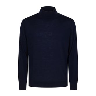 Canali Homme, Pulls, Noir, Taille: XL Nuvola Turtleneck