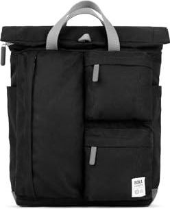 Roka London ROKA London Waterhouse Sac à dos en toile recyclée Taille M, cendre, L