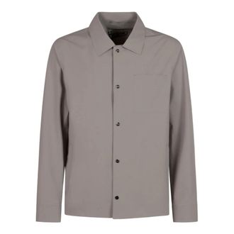 Herno Shirt Jacket Nastrata Essence - - Jackets - Herren - Grau - L