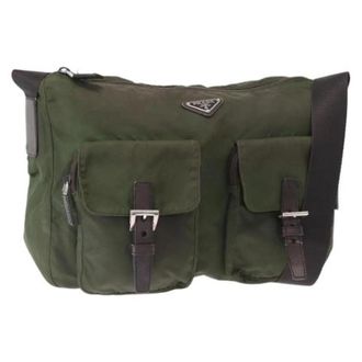Prada Pre-owned Nylon Cross Body Bag - - Pre-owned - Damen - Gr&uuml;n - ONE SIZE