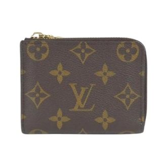 Louis Vuitton unisex, Pre-owned, Brun, Taille: ONE Size Portefeuille en Toile Pre-owned