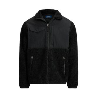 Ralph Lauren Blouson Sherpa/Nylon - - Jackets - Herren - Schwarzk - S