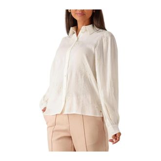 Nukus Milanova Bluse Pearl - - Blouses & Shirts - Damen - Wei&szlig; - 2XL