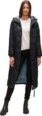 Street One Damen A201881 Steppjacke Lang, Black, 46
