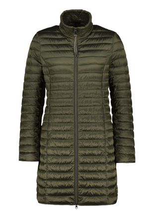 Cartoon Damen Steppjacke mit Stehkragen Olive Night,38