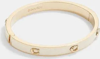 Coach Pegged Signature Armreif mit Scharnier f&uuml;r Frauen in Multi | Metal