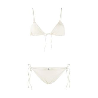 Lido Venti Self Tie Bikini - - Swimwear - Damen - Beige - L