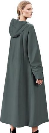 Generic Long manteau de pluie, imperm&eacute;able, l&eacute;ger, respirant, trench-coat coupe-vent pour randonn&eacute;e, voyage, hiver, camping, printemps, &eacute;quipement de protecti
