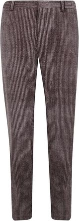 Emporio Armani Homme, Pantalons, Brun, Taille: XL Pantalon en velours c&ocirc;tel&eacute; imprim&eacute;