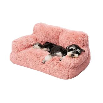 Generic Weiches, beruhigendes Haustiersofa, Katzensofa aus Baumwollfleece, Katzenbett mit abnehmbarem, waschbarem Bezug und Rutschfester Unterseite f&uuml;r kleine