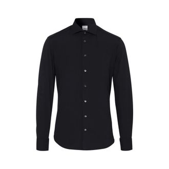 Traiano Rossini Shirt - Homme - Chemises - Noir - Taille: L