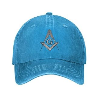 Generic Symbole Ma&ccedil;onnique De L&Eacute;querre Et du Compas Femme Homme Snapback Cap Respirant Casquette Trucker Athl&eacute;tique Trucker Caps pour Tennis Ext&eacute;rieur Running