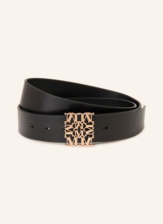 Max Mara Lederg&uuml;rtel Sumero schwarz