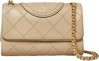 Tory Burch Tory Burch Hobo Bags - Fresh Clay Leather Small Fleming Soft Convertible - Gr. unisize - in Beige - für Damen