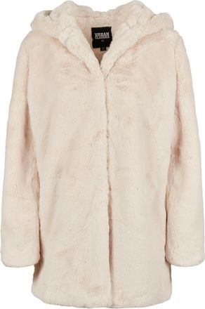 Urban Classics Mantel mit Kapuze f&uuml;r Damen (Naturwei&szlig;)
