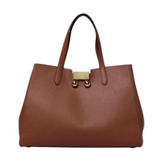 Marni Femme, Sacs, Rouge, Taille: ONE Size Sac fourre-tout en cuir avec fermeture &eacute;clair sup&eacute;rieure