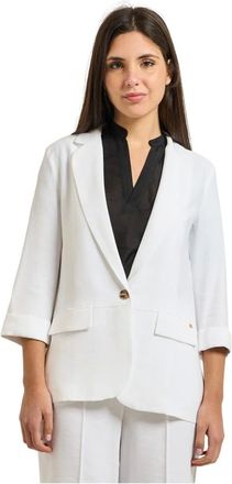Gaud&igrave; Femme, Vestes, Blanc, Taille: 36 FR Veste &Eacute;l&eacute;gante