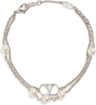 Valentino Garavani bracelet VLogo Signature - Argent