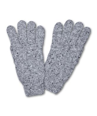 Falke Unisex Winter-Handschuhe Rustique U Gl Wolle schnelltrocknend 1 St&uuml;ck, Grau Light Grey Melange 3390, XL/XXL