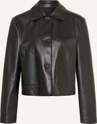 someday Someday Kastenjacke Neather In Lederoptik schwarz