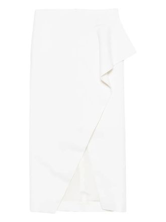 Khaite jupe mi-longue Jaia - Tons neutres