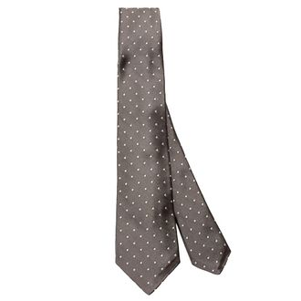 Kiton Seidenkrawatten-Set - Napoli Origami-Stil - - Accessories - Herren - Grau - ONE SIZE