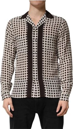 Dolce & Gabbana Homme, Chemises, Noir, Taille: XL Casual Chemises