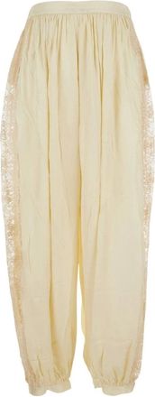 Sea NY Femme, Pantalons, Beige, Taille: 40 FR Ethel Solid Bloomer Pants