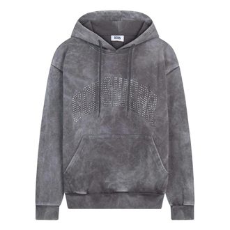 GCDS Studded Hoodie - - Sweatshirts & Hoodies - Herren - Grau - L