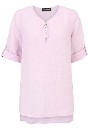 Doris Streich Klassische Bluse aus reinem Leinen