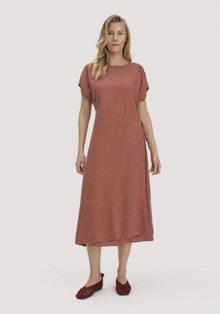 Hessnatur A-Linien-Kleid aus reinem Leinen (1-tlg)