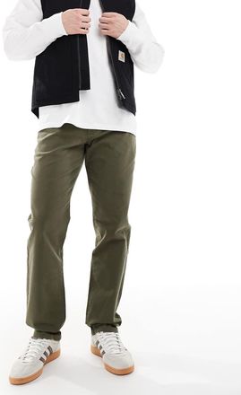 Farah Norwood - Pantalon chino droit - Kaki-Vert