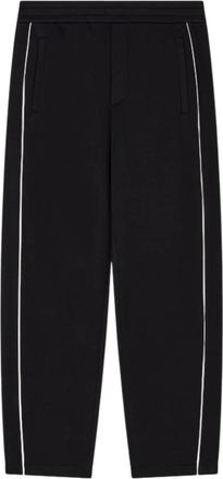 Emporio Armani Homme, Pantalons, Noir, Taille: XL Pantalon en maille double avec passepoil