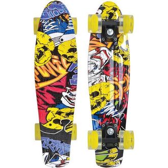 Schildkrot Fitness Skateboard Retro Skateboard FREE SPIRIT 22&acute; Party