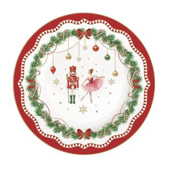 Easy Life Kuchenteller Magie DE Noel Weihnachtszauber D. 19cm Porzellan