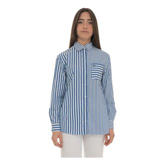 Harmont & Blaine Damen, Blusen & Hemden, Blau, SGr&ouml;&szlig;e