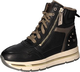 Mustang Jeans Mustang Damen 1498-501 Sneaker, schwarz, 39 EU