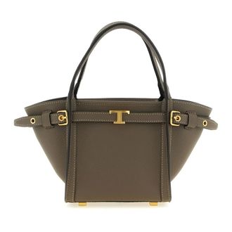 Tod's Femme, Sacs, Gris, Taille: ONE Size Sacs &agrave; &eacute;paule