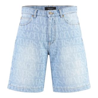 Versace Herren, Shorts, Blau, W32Größe
