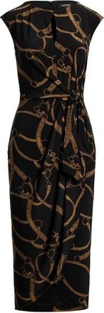 Ralph Lauren Femme, Robes, Noir, Taille: 36 FR Reidly Short-Sleeve Dress