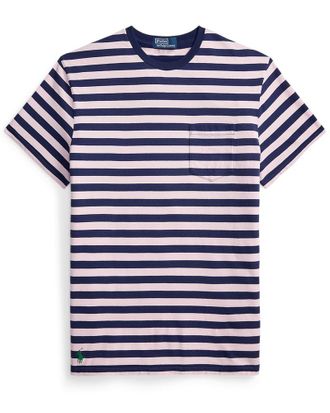 Ralph Lauren Softes T-Shirt aus Baumwolle mit Ringelstreifen, Classic Fit in