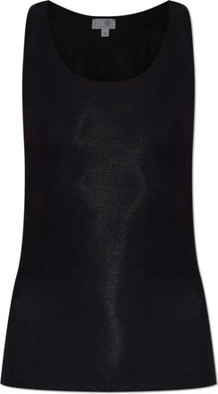 Maison Margiela D&eacute;bardeur &agrave; encolure d&eacute;gag&eacute;e - Femme - Tops - Noir - Taille: 42 FR