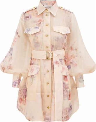 Zimmermann Femme, Robes, Multicolore, Taille: 42 FR Mini-robe Hypnotic Utility
