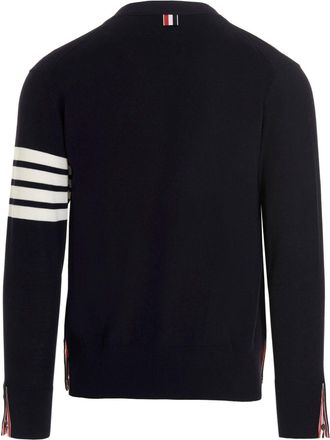 Thom Browne Merino Wool Cardigan - Black