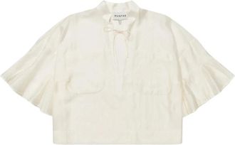 Munthe Femme, Blouses et Chemises, Beige, Taille: 42 FR Blouse