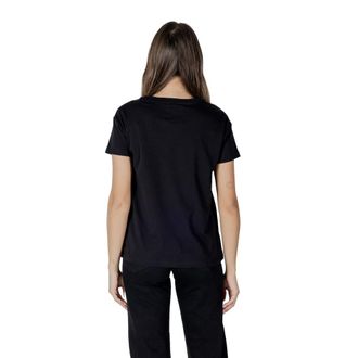 A|X Armani Exchange Logo-Embroidered Cotton T-Shirt - Black
